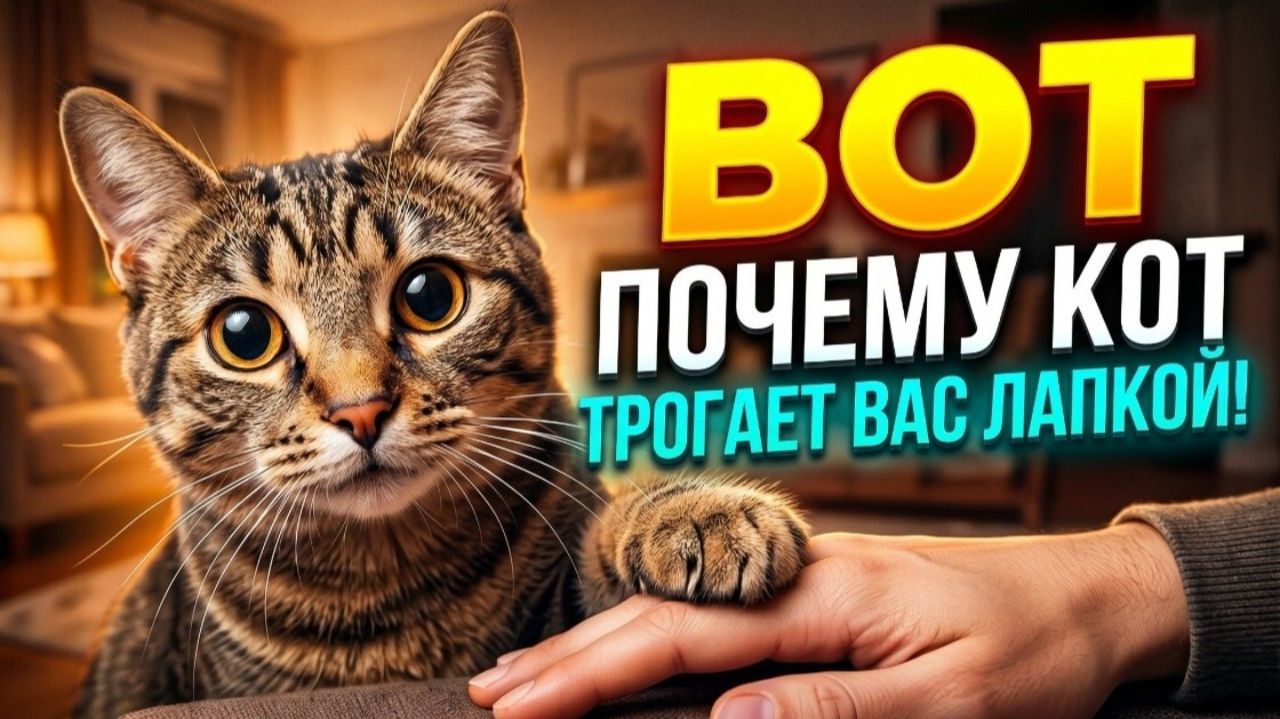 Почему кот трогает вас лапой 5 смыслов, о которых вы не догадывались