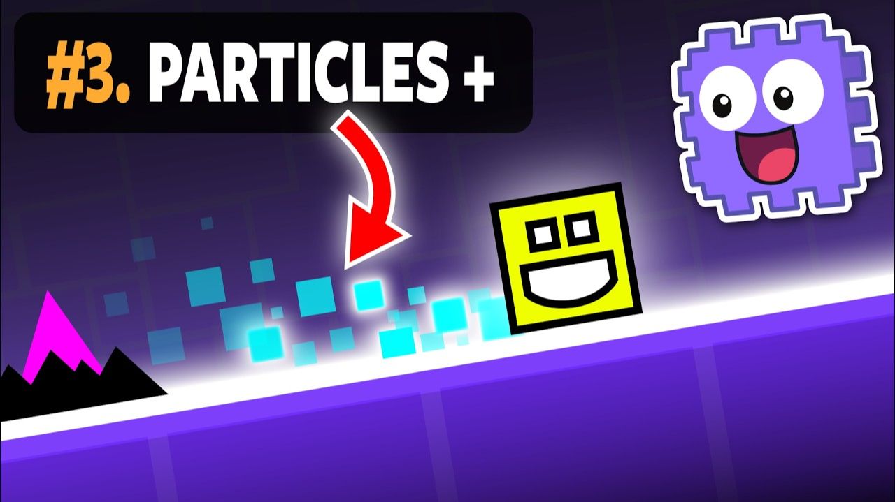 Эпизод №3 - Красивые следы частиц | Geometry Dash #3 | Учебник по Scratch
