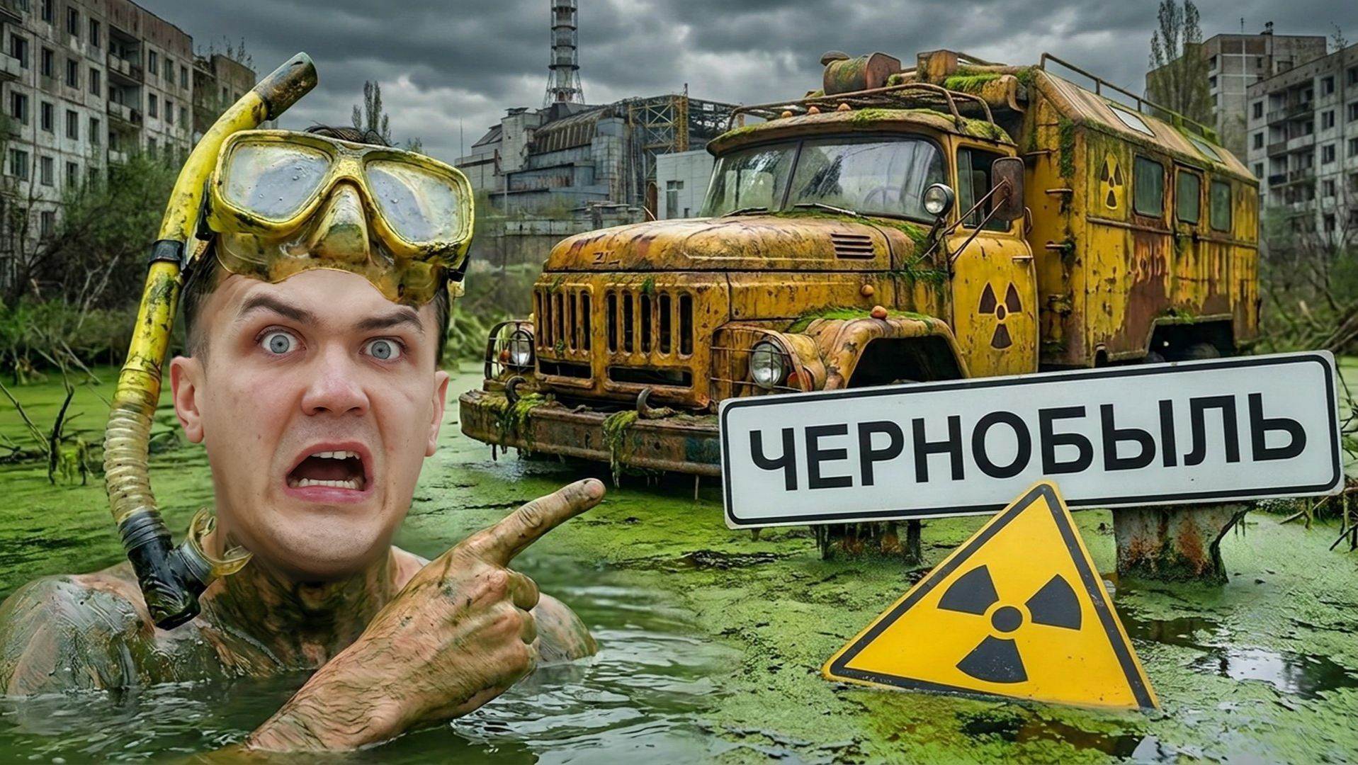 Эти Необычные Жуткие Находки мы нашли в РАДИОАКТИВНОМ ОЗЕРЕ Чернобыля!