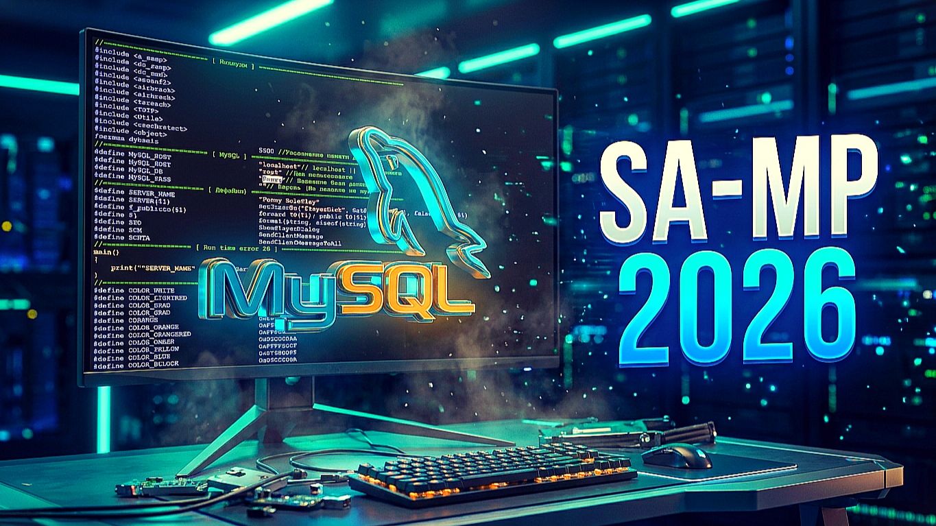 КАК ЗАПУСТИТЬ СЕРВЕР SA-MP НА MySQL В 2026? 💻 ПОЛНЫЙ ГАЙД (Windows + Denwer)