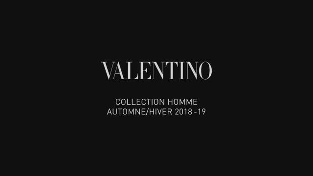 Показ мужской коллекции Valentino осень-зима 2018-2019
