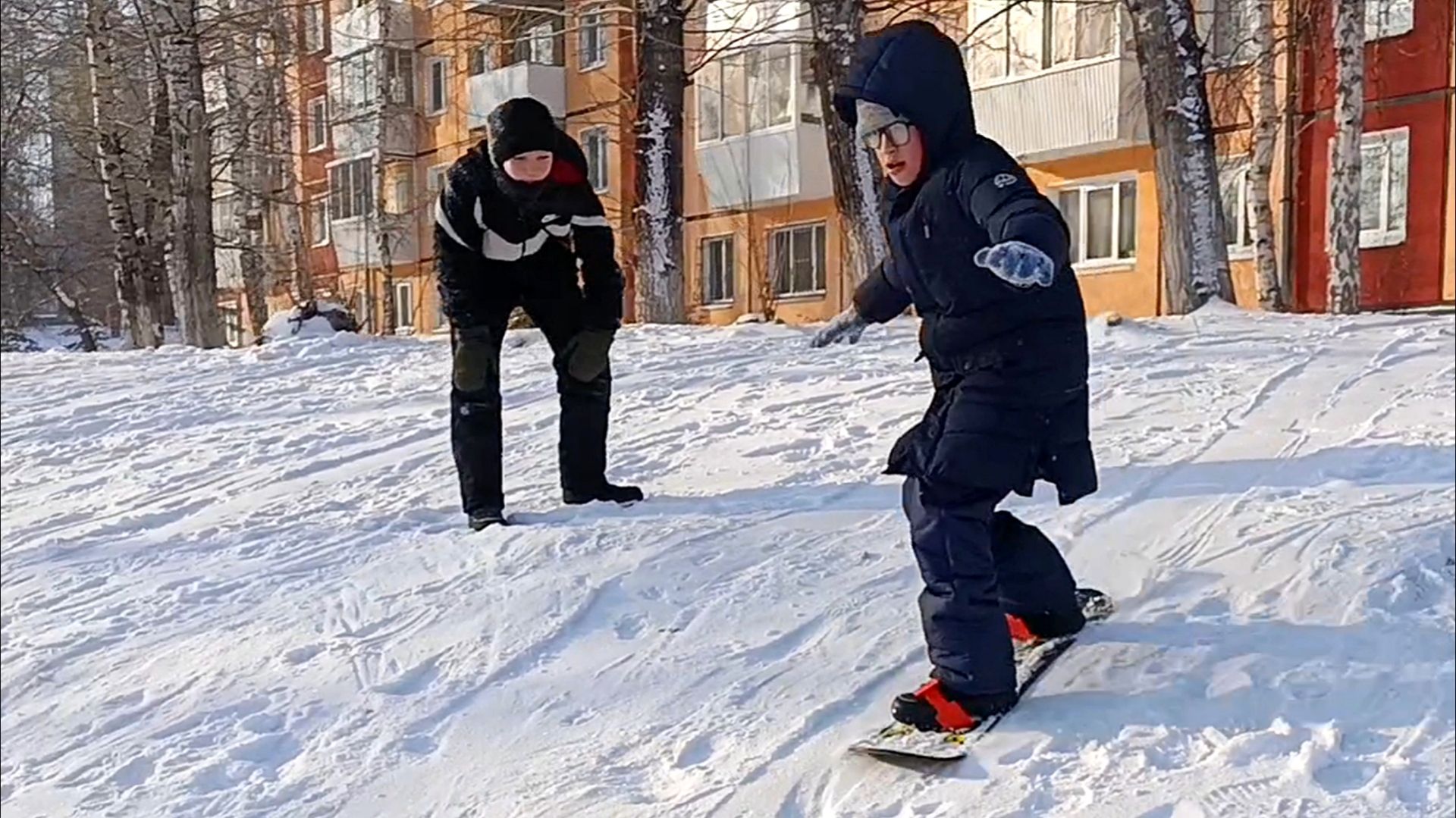 Новичковый райд 🏂 Мы учимся не падать