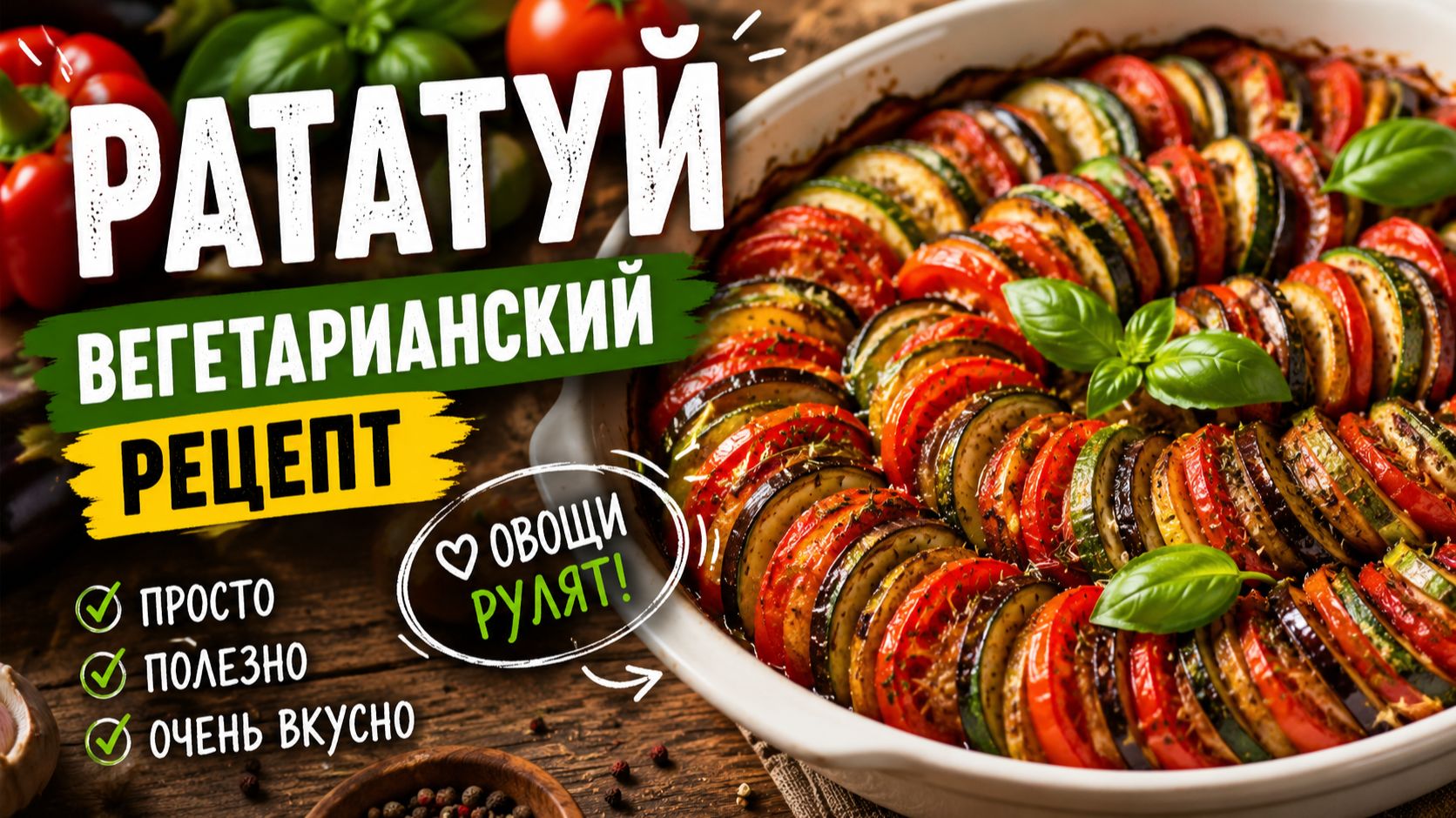Рататуй вегетарианский рецепт
