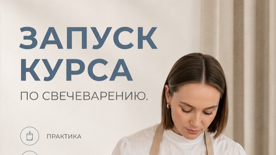 Обучение свечеварению.
