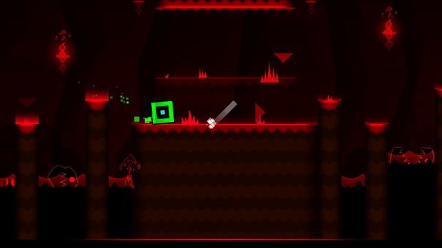 Прохождение уровня Infernal Arena на 3 монетки  Geometry Dash.