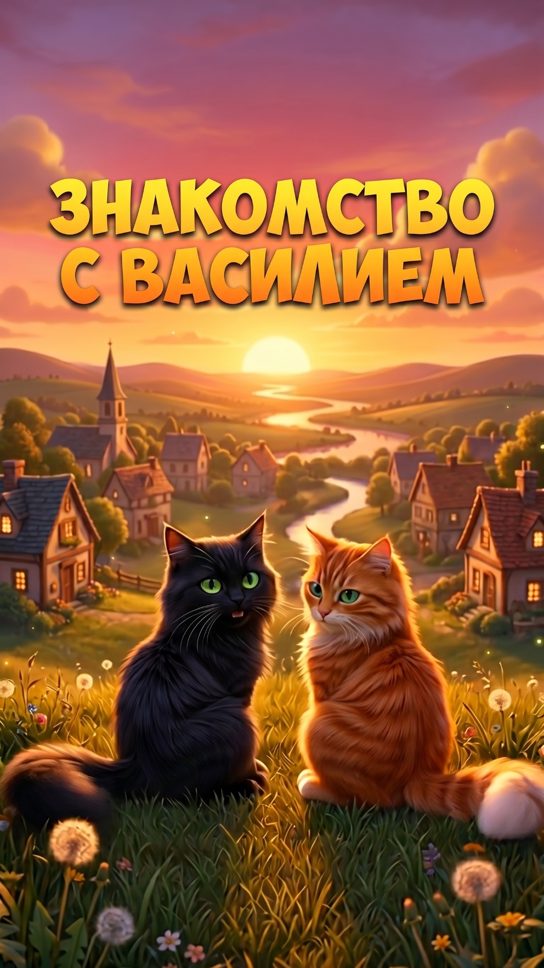 Сериал про кошечку Бусю: 3 серия. Знакомство с Василием