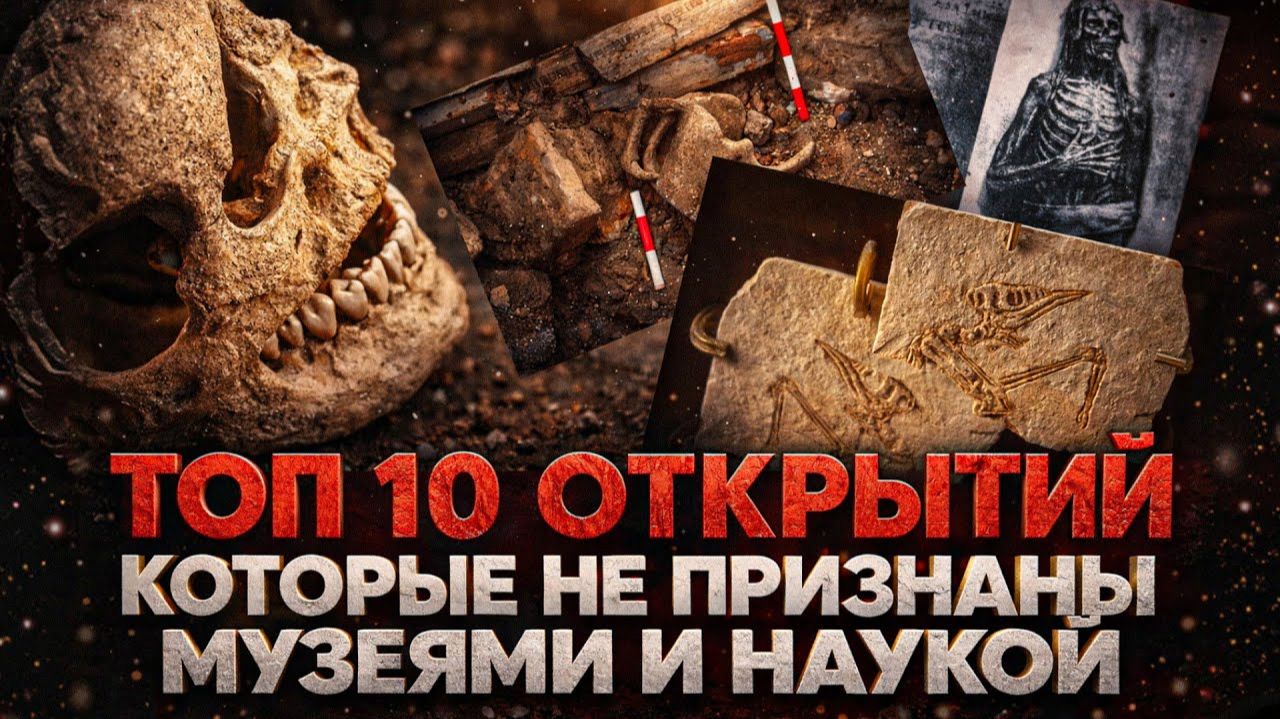 Alex СМОТРИТ: ТОП 10 СТРАННЫХ ОТКРЫТИЙ, КОТОРЫЕ НЕ ПРИЗНАНЫ МУЗЕЯМИ И НАУКОЙ (СТЕБЛОВ)