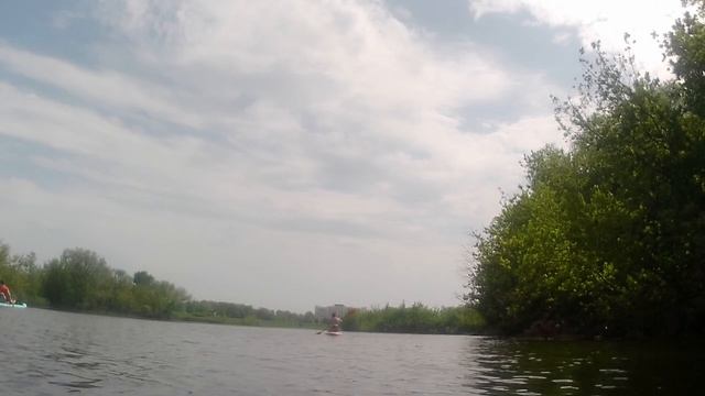sup прогулка по оз Жидень