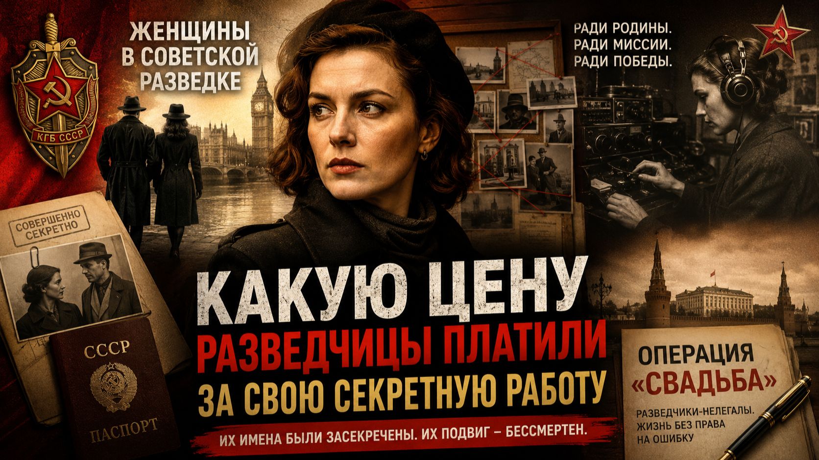 Самая опасная роль СССР — жены разведчиков-нелегалов | Тайны КГБ