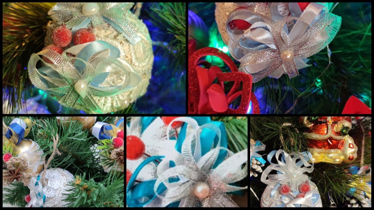 Новогодний шар на ёлку своими руками 🎄 Мастер-класс по созданию ёлочного украшения | Вкусная кухня