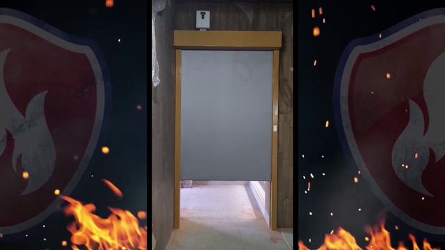 Противопожарная штора FireTechnics EI60, Фитнес центр