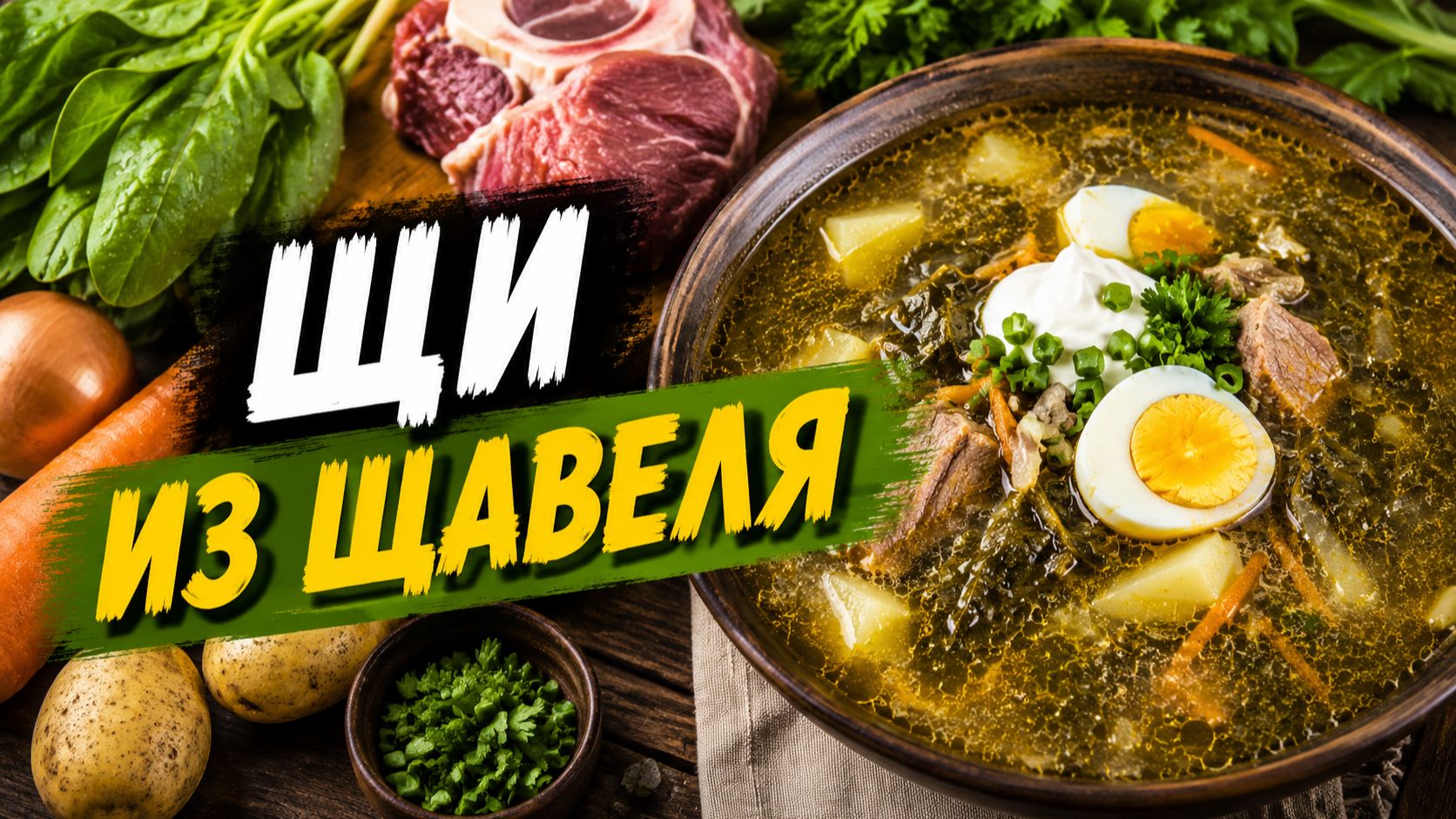 Щи из щавеля