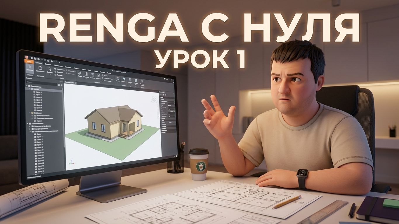 [BIM-SCHOOL 2026] 1. RENGA для новичков: генерация задания и старт проекта (урок 1)