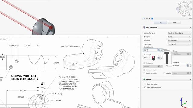 FreeCAD - эффективное изменение сложных форм