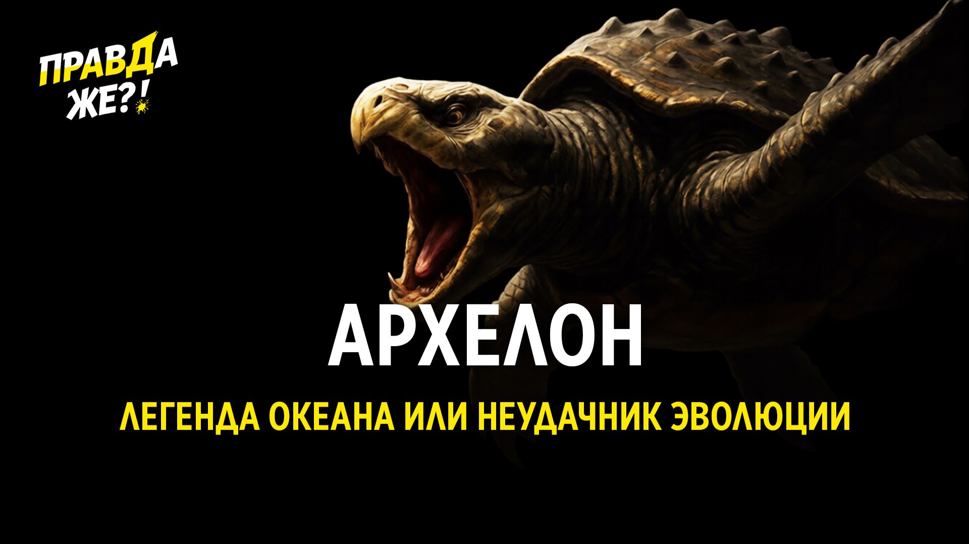 Архелон. Легенда океана или неудачник эволюции | ПРАВДА ЖЕ?!
