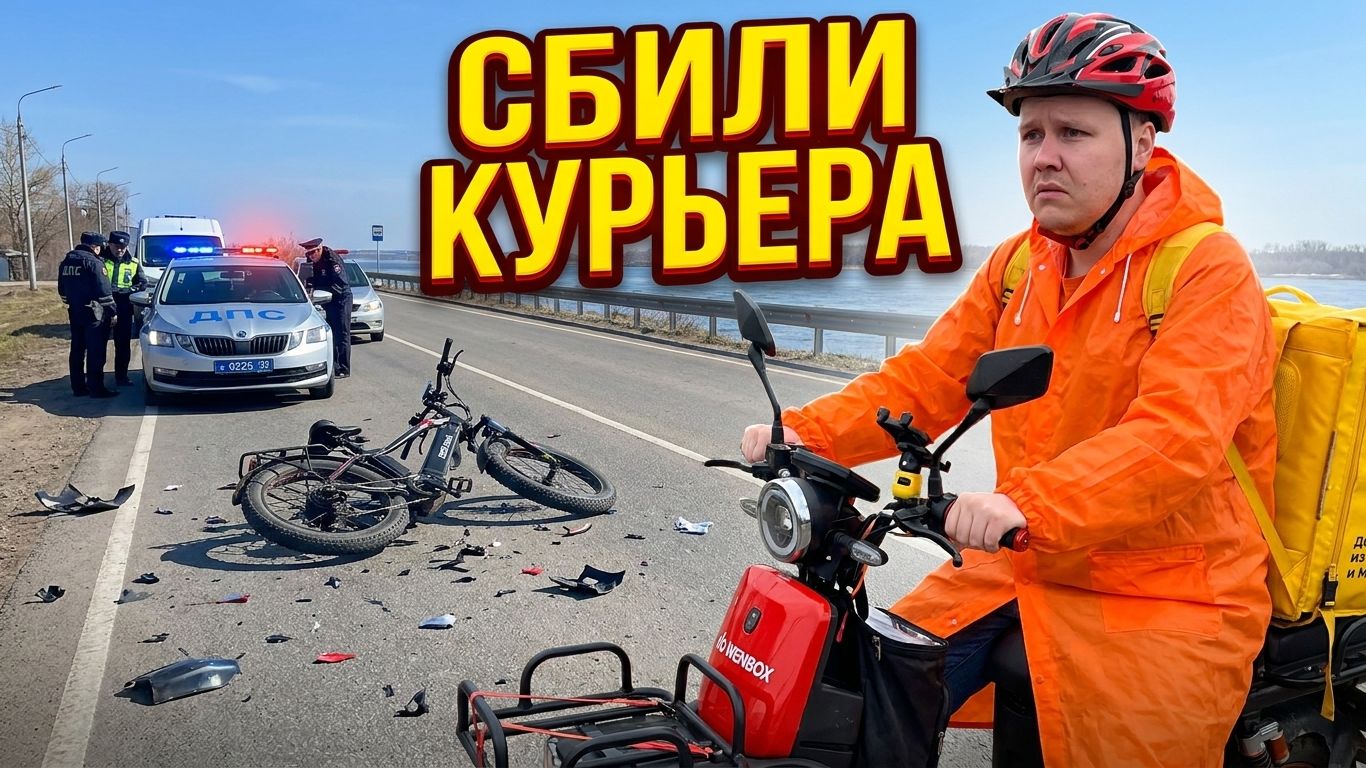 СБИЛИ КУРЬЕРА! Дождь и рабочие будни в двух ДОСТАВКАХ! 【ЖИЗНЬ КУРЬЕРА 163】 #delivery #волгоград