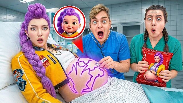 БЕРЕМЕННЫЕ КЕЙ-ПОП ОХОТНИЦЫ НА ДЕМОНОВ! (Что внутри секретных пакетов?!)