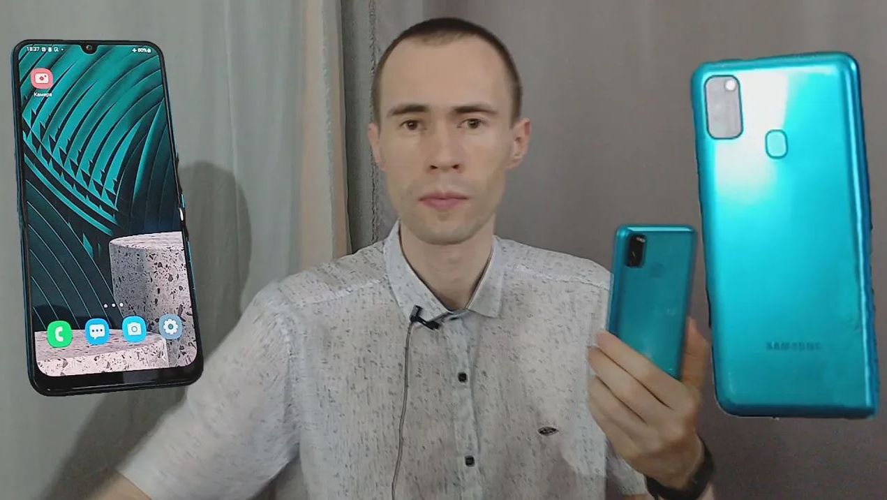 ТЕЛЕФОН SAMSUNG M21: ОТЛИЧНАЯ ПЕРЕДНЯЯ КАМЕРА (ТЕСТ), 4К 30FPS, 6000 mAh (ЗАЩИТА 85%), ДВОЙНОЙ ТАП!