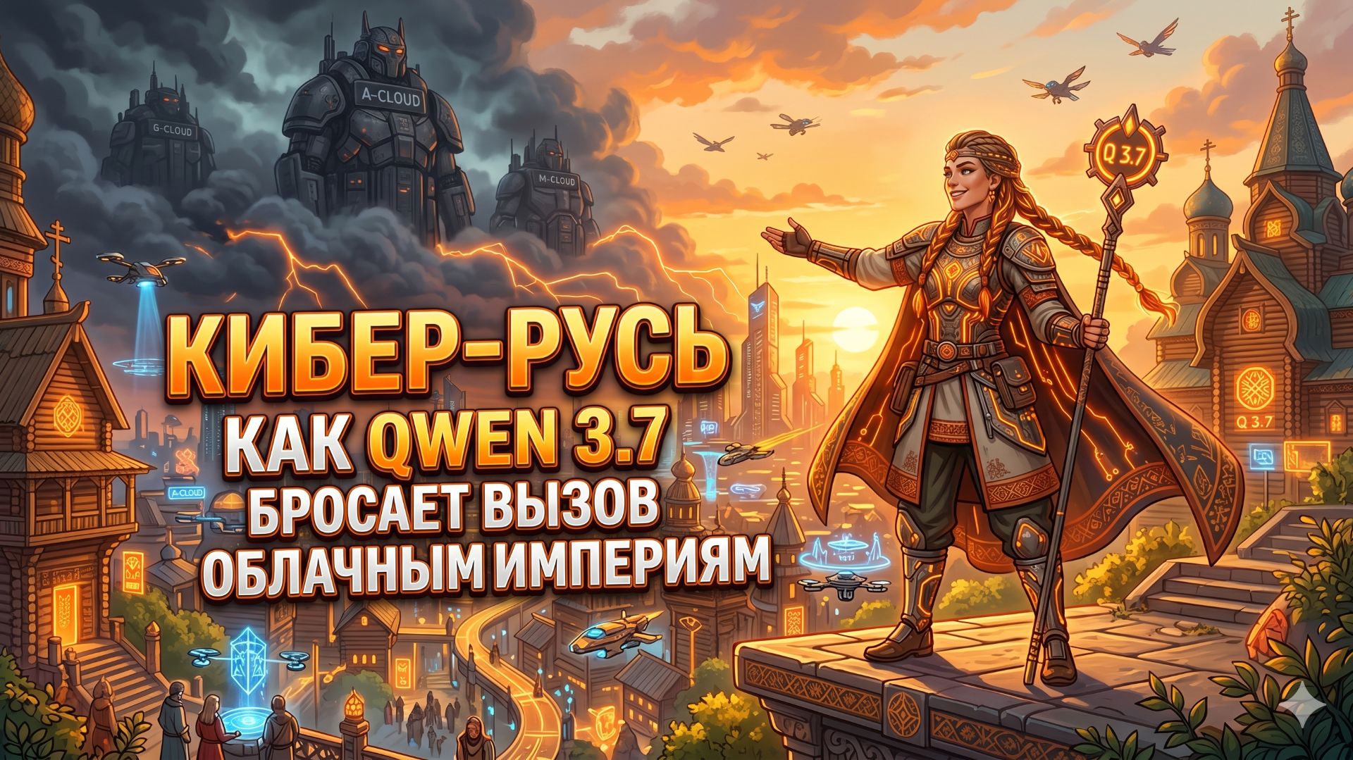 Кибер-Русь Как Qwen 3.7 бросает вызов облачным империям