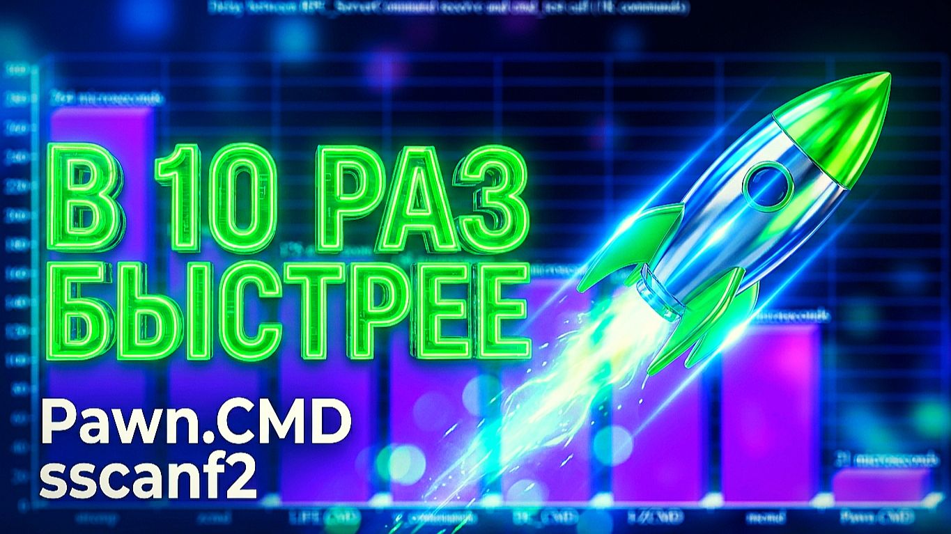 🚀 Ускоряем SA-MP сервер: Pawn.CMD + sscanf2. Полный переход за 20 минут