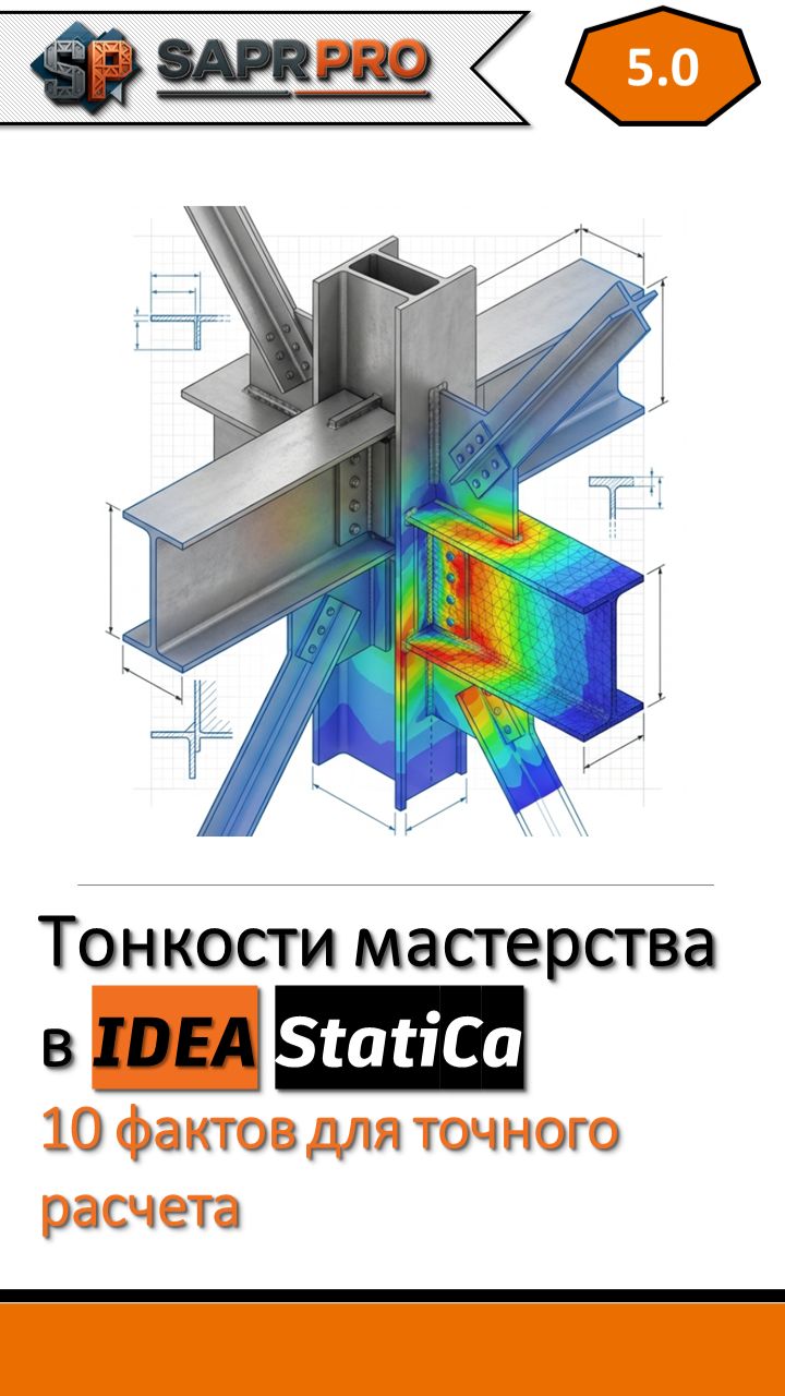 №5 Тонкости мастерства в Idea StatiCa #ideastatica #lira #tekla #cad #мк