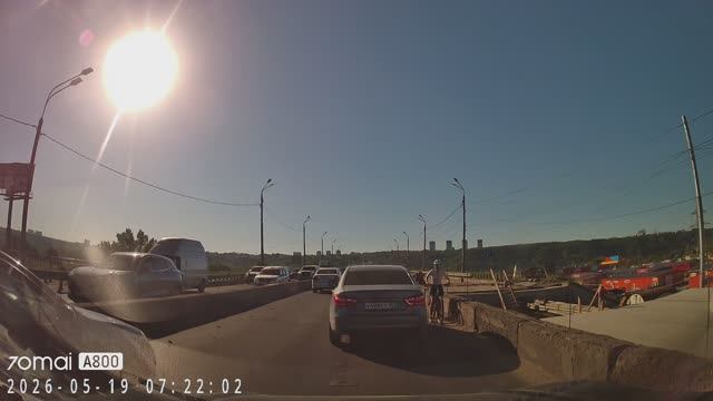 Внезапная велосипедистка