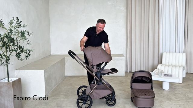 Espiro Clodi -легкая коляска 2в1. Новинка 2026!