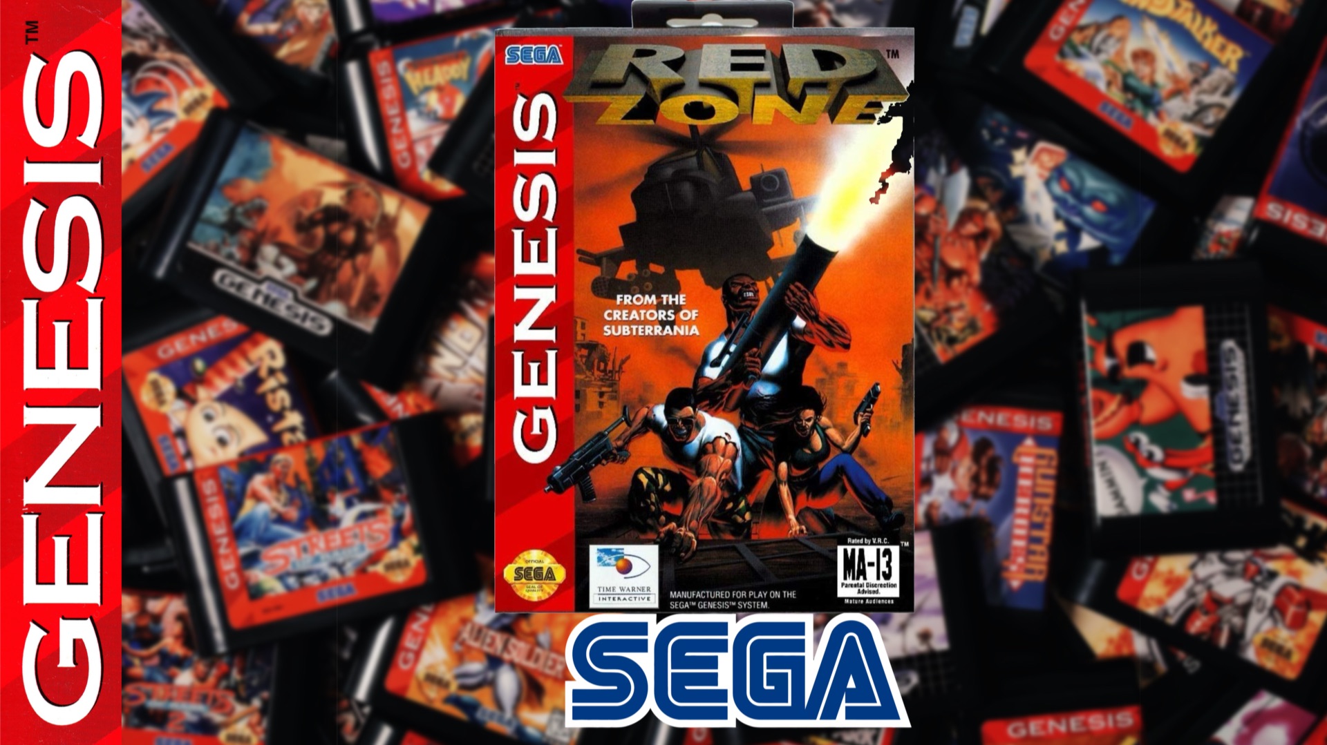 Невозможная игра на Sega Genesis. Технический разбор Red Zone
