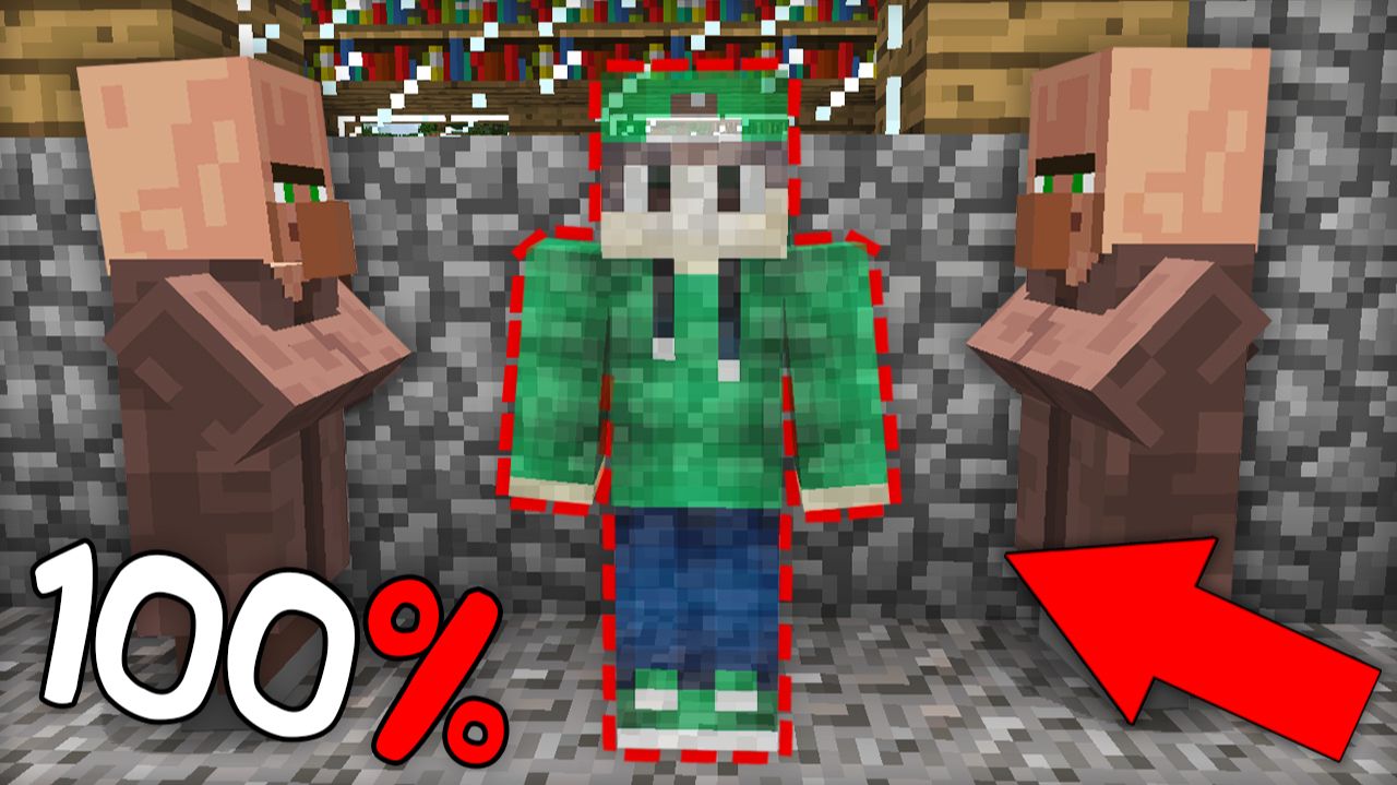 Я СТАЛ НЕВИДИМКОЙ В ДЕРЕВНЕ ЖИТЕЛЕЙ В МАЙНКРАФТ | Риколит Minecraft