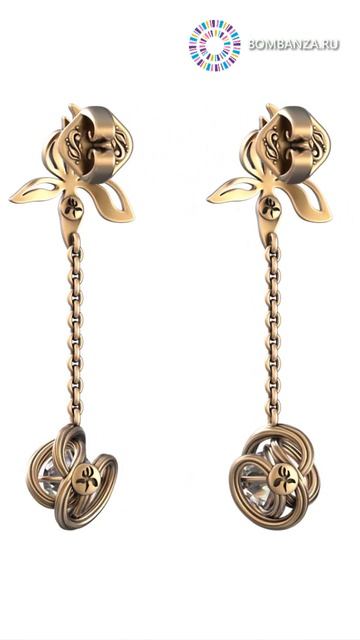 ✨Серьги Fiore di Firenze CORDA OR0947 CRYSTAL / Премиум бижутерия. Италия
