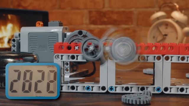 Test 8000 RPM at Lego Minifigure  - Lego Technic Experiment #lego #moc #experiment