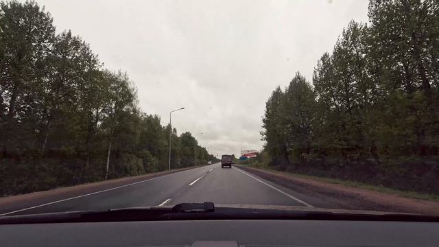 (Очередной) Таймлапс по дороге в Архангельск (23.05.2026)