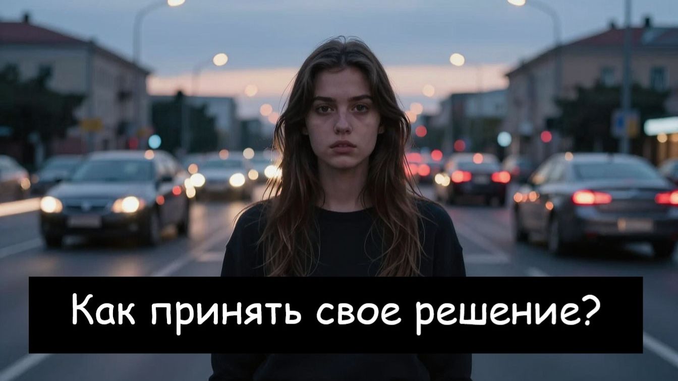 Как принять свое собственное решение?