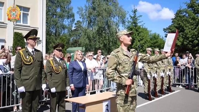 СЛУЖУ ОТЕЧЕСТВУ: новобранцы войсковой части 5525 присягнули на верность белорусскому народу