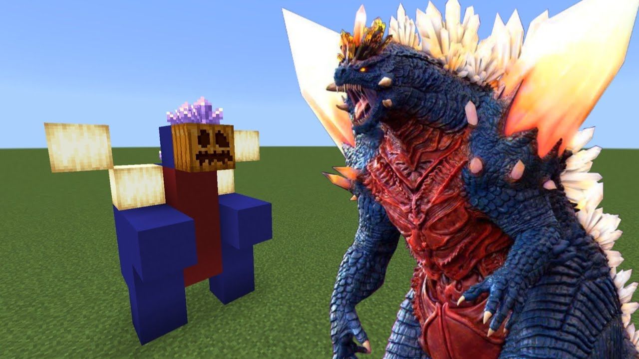 Космическая Годзилла МАЙНКРАФТ мод - Новое видео Minecraft