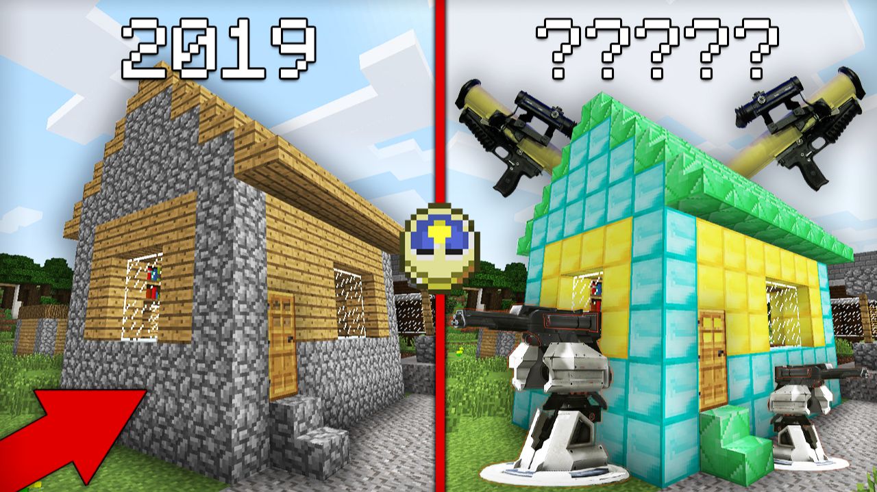 ЧТО БУДЕТ С ДОМОМ МЭРА ЧЕРЕЗ 10000 ЛЕТ В МАЙНКРАФТ | Риколит Minecraft