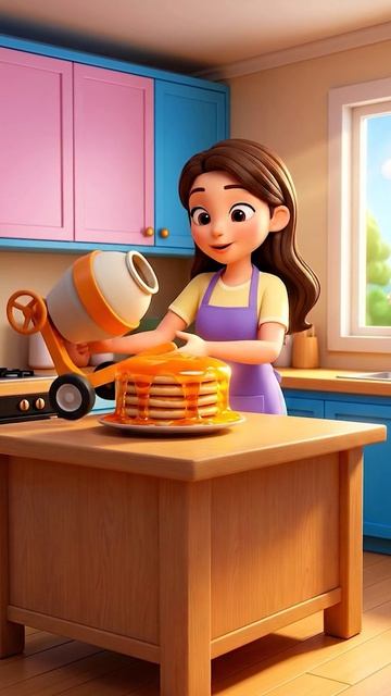 Бетономешалка для блинов: новый метод Анны 🥞🏗️