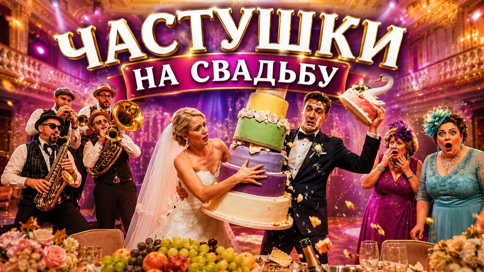 ЧАСТУШКИ НА СВАДЬБУ: история любви и смеха- ПОЁМ И ПЛЯШЕМ ВМЕСТЕ!