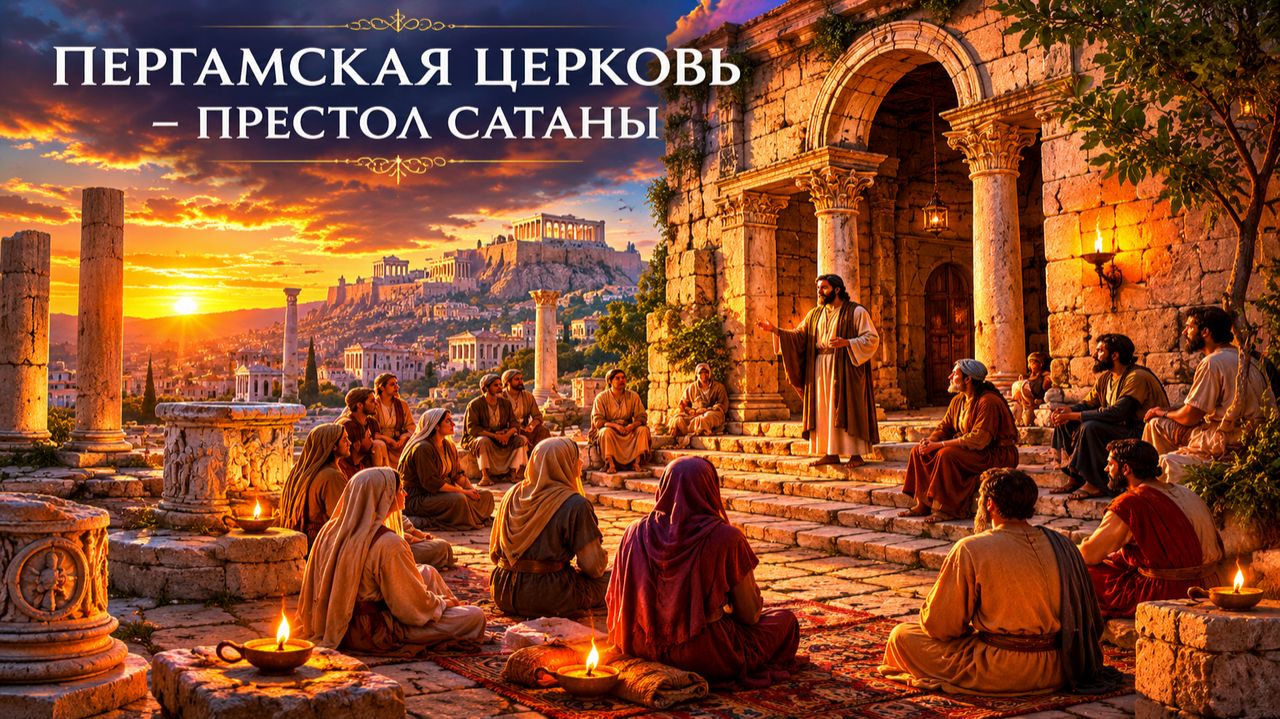 Пергамская церковь. ПРЕСТОЛ САТАНЫ.