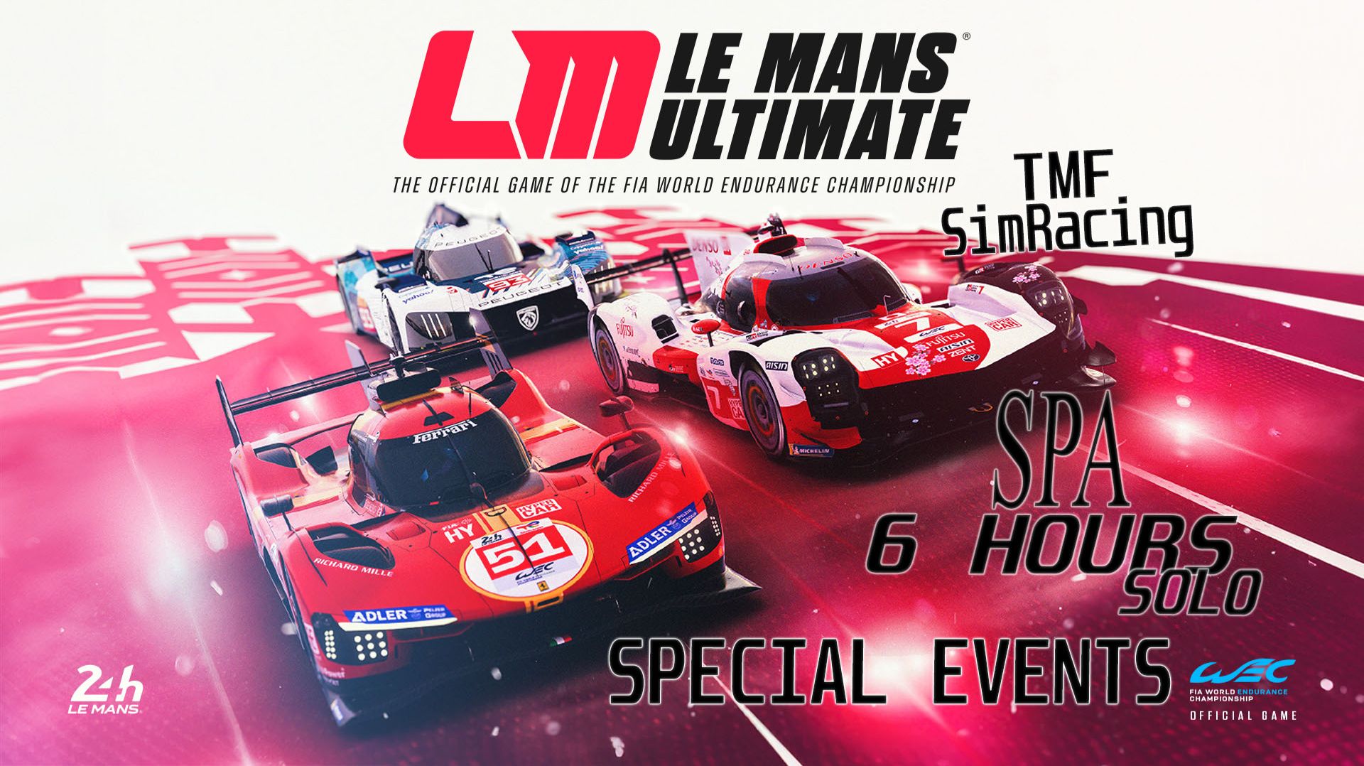 LeMans Ultimate. Special Events. SPA 6 часов СОЛО