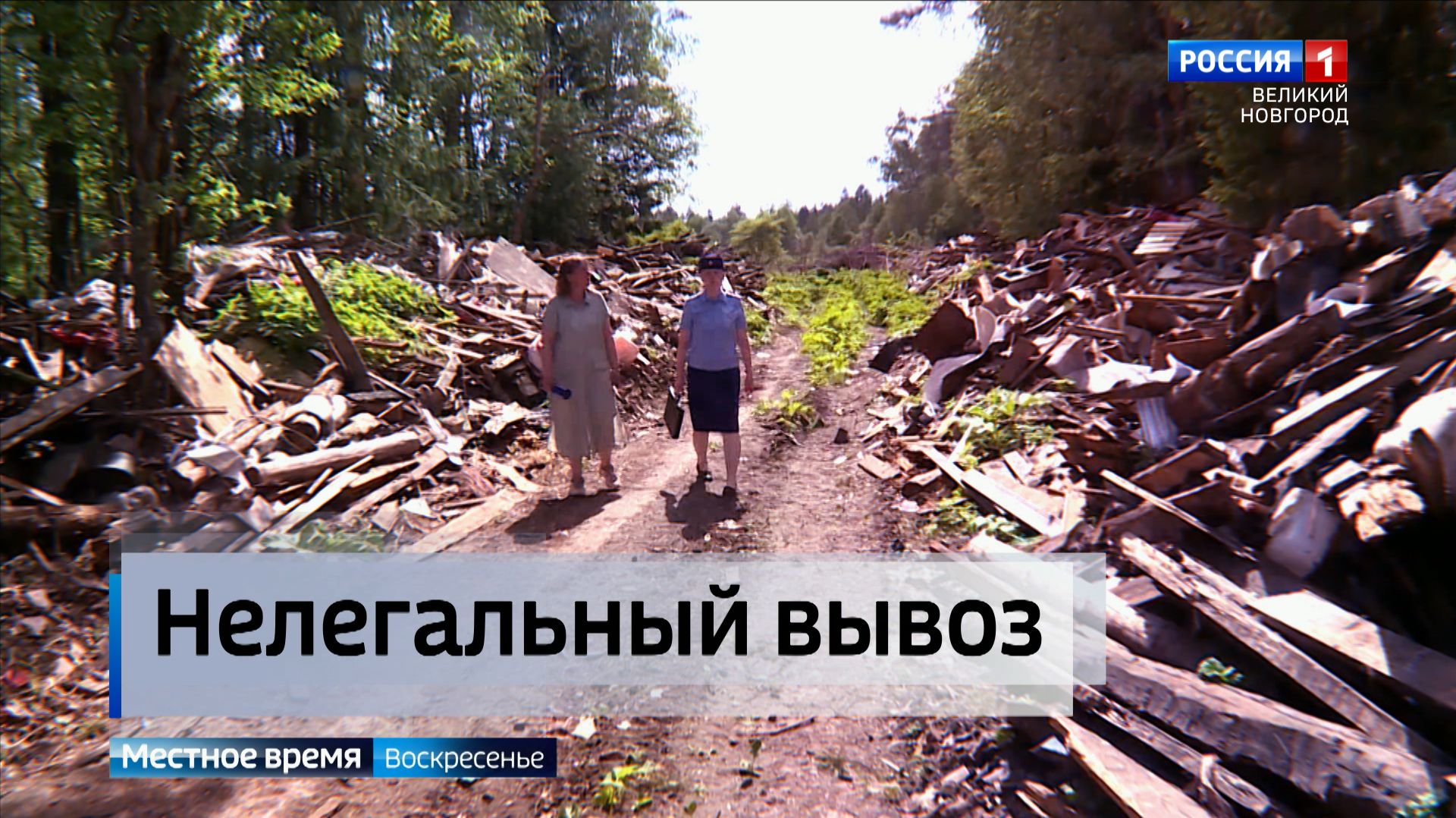 ГТРК СЛАВИЯ Несанкционированная свалка в Крестцах 24.05.26