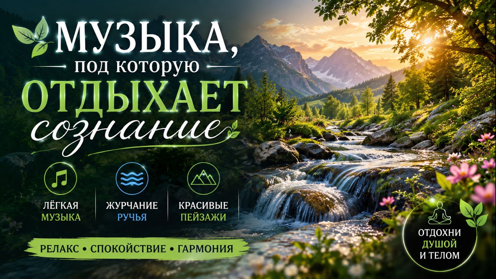 🌿 Музыка, под которую отдыхает сознание