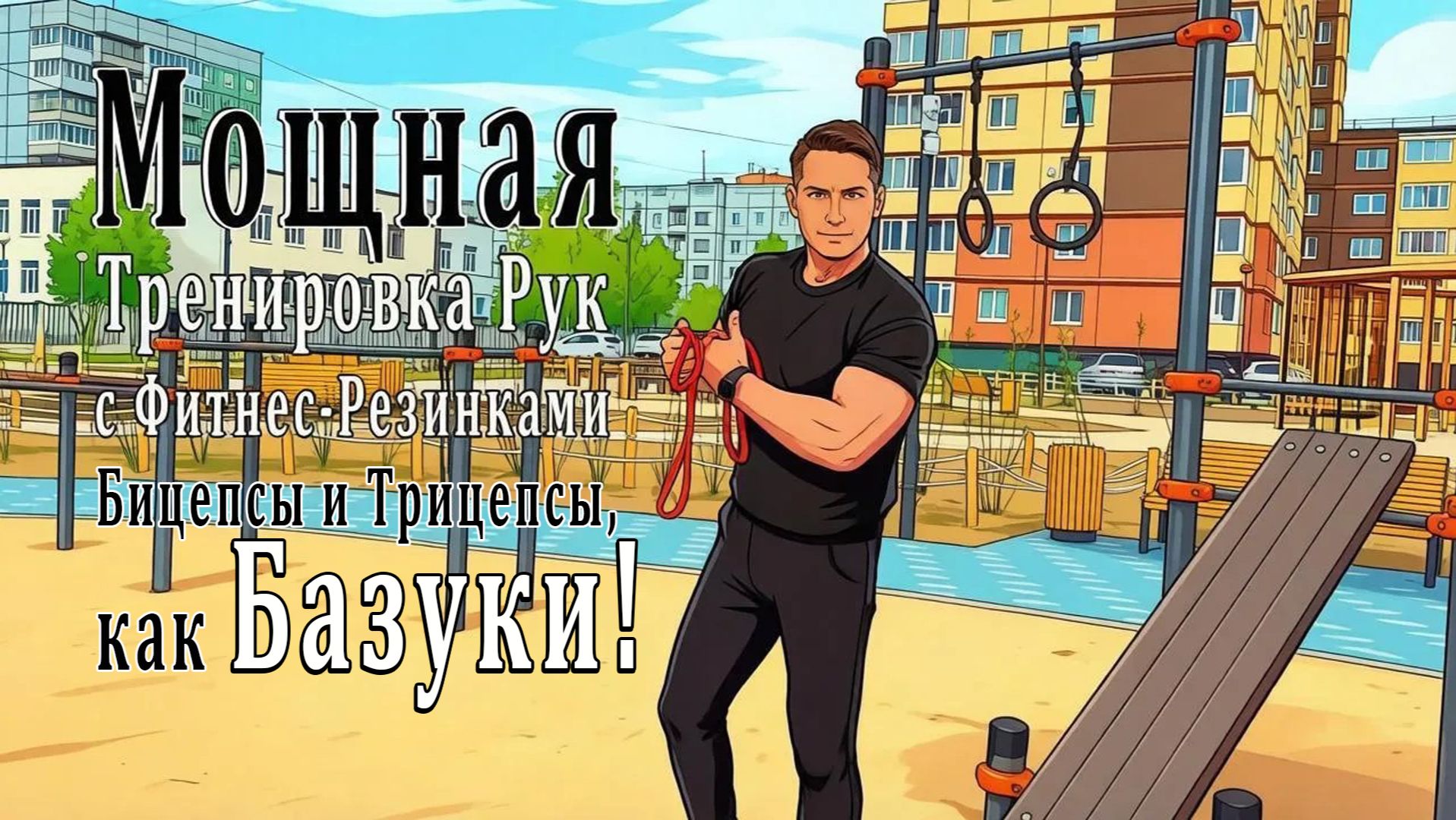 Мощная Тренировка Рук с Фитнес-Резинками! Бицепсы и Трицепсы, как Базуки!