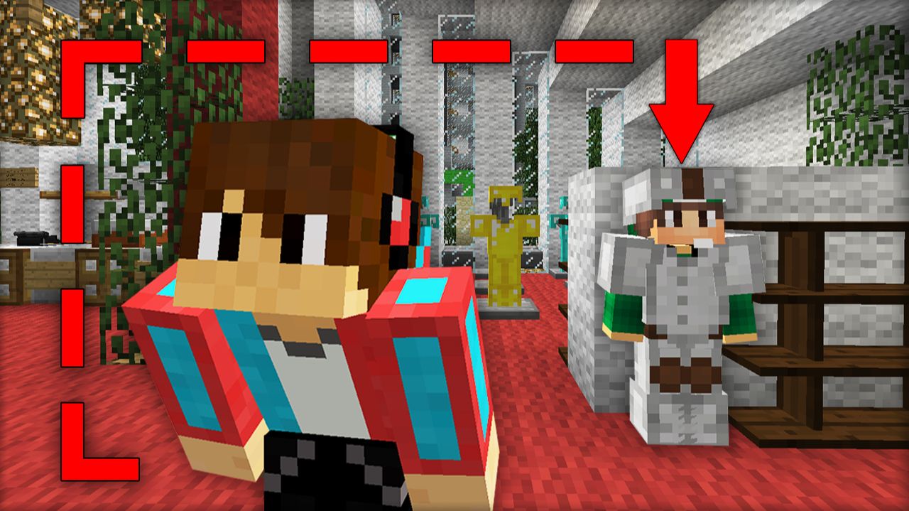 КАК Я СПРЯТАЛСЯ ОТ ДРУГА В МАГАЗИНЕ ЖИТЕЛЕЙ В МАЙНКРАФТ | Риколит Minecraft