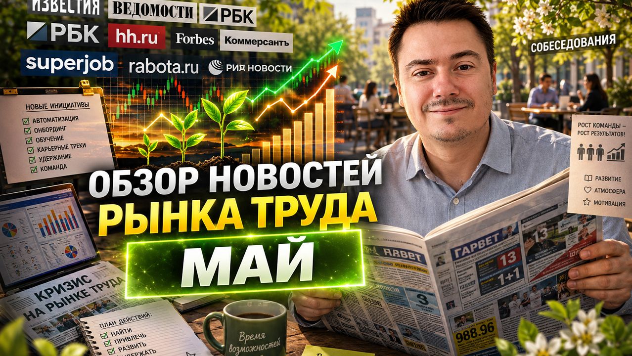 Главные Новости Рынка Труда - МАЙ 2026 - Зарплаты растут, но людей сокращают