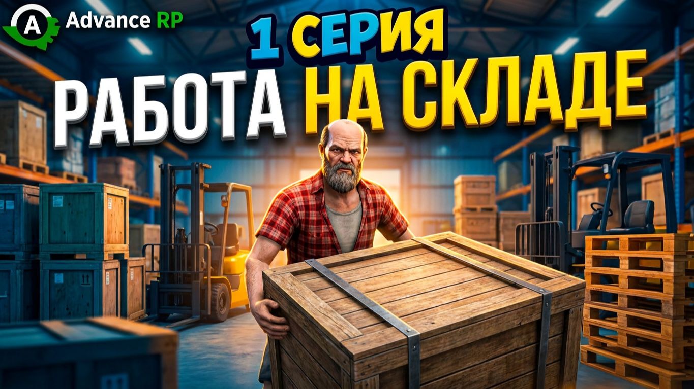 #1 РАБОТА ГРУЗЧИКОМ на Advance RP | Путь бомжа начинается 🚚