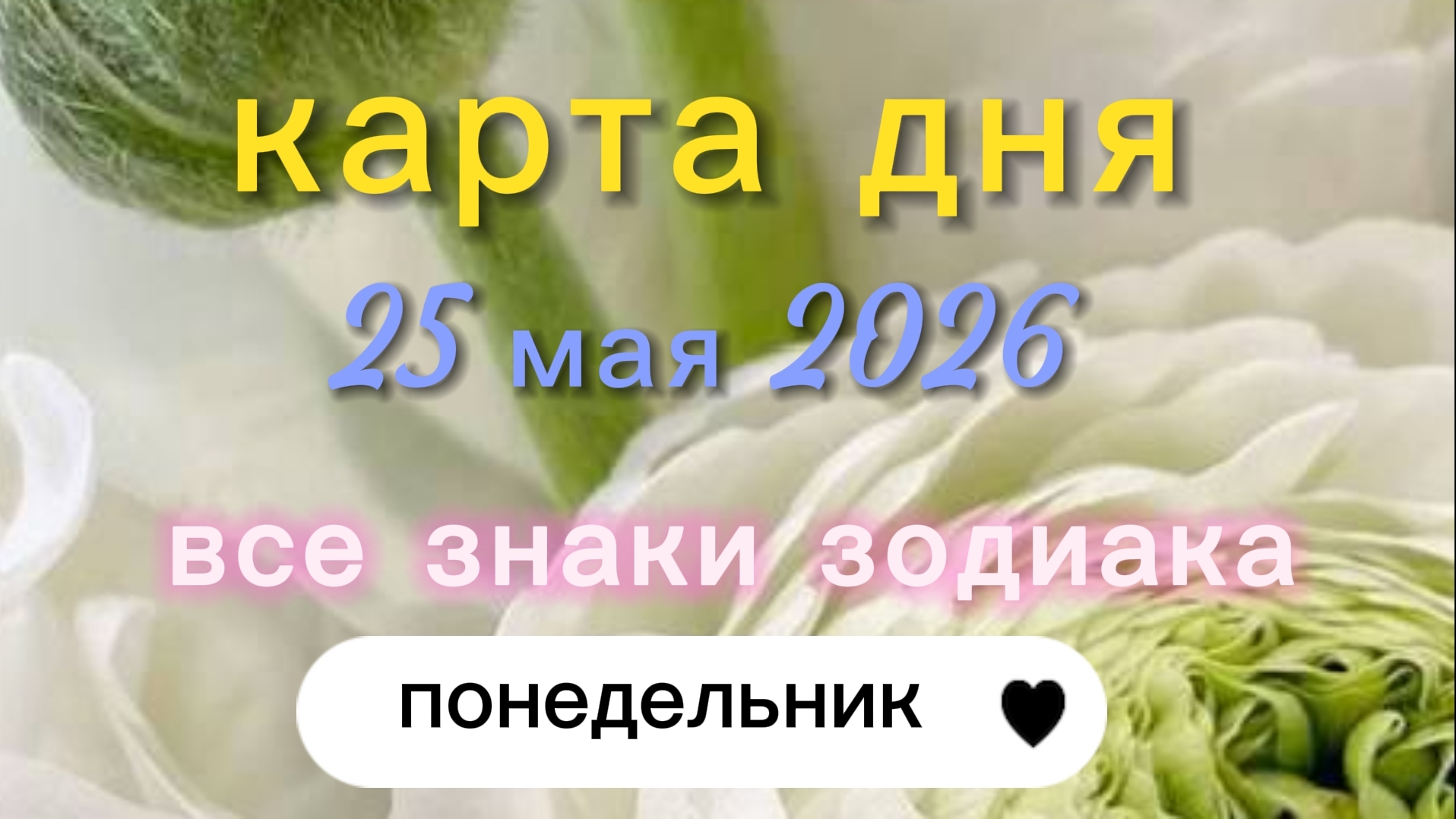Карта дня на 25-05-2026. Понедельник