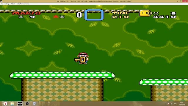 The Mario's Travel 3 (Hack) SNES (Smashing Locks Clear the secret exit on Stage 07)