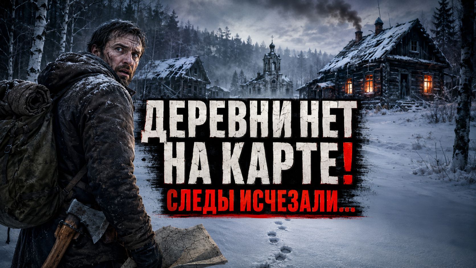 Я Нашёл Деревню, Которой Не Существует… Следы Исчезали За Спиною! Самая Жуткая История Тайги