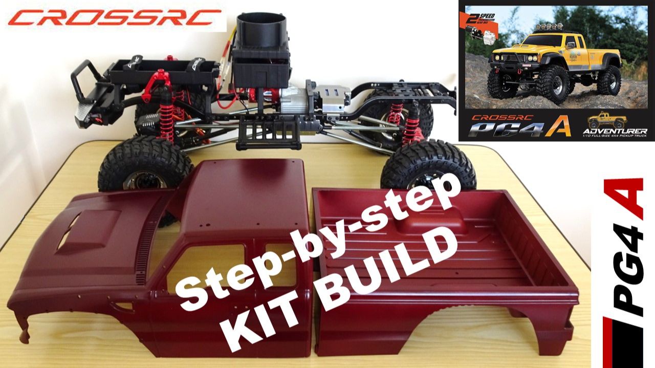 Cross-RC PG4A Adventurer 1:10 Scale RC Crawler - Kit build (Chassis)